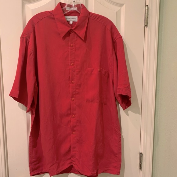mario ferrari | Shirts | Nwot Mario Ferrari Button Down Top Size M ...
